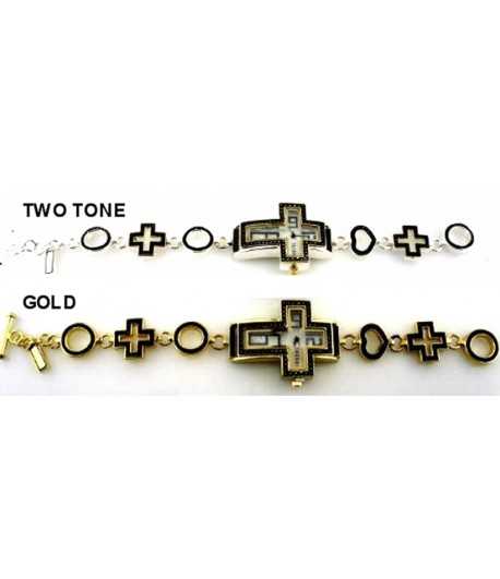 Ladies Designer Watches Cross Bracelet Watch Color Gold