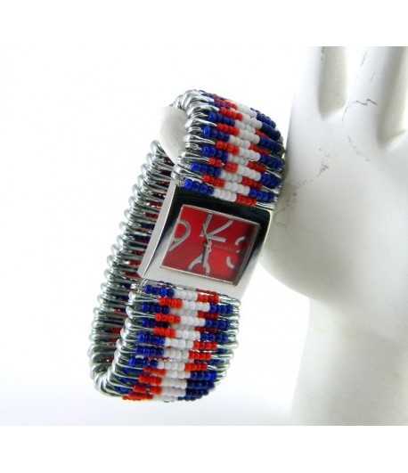 Safety Pin Watches Patriotic Safety Pin Watch-HM-PATSPWR Size 7.0 Inches